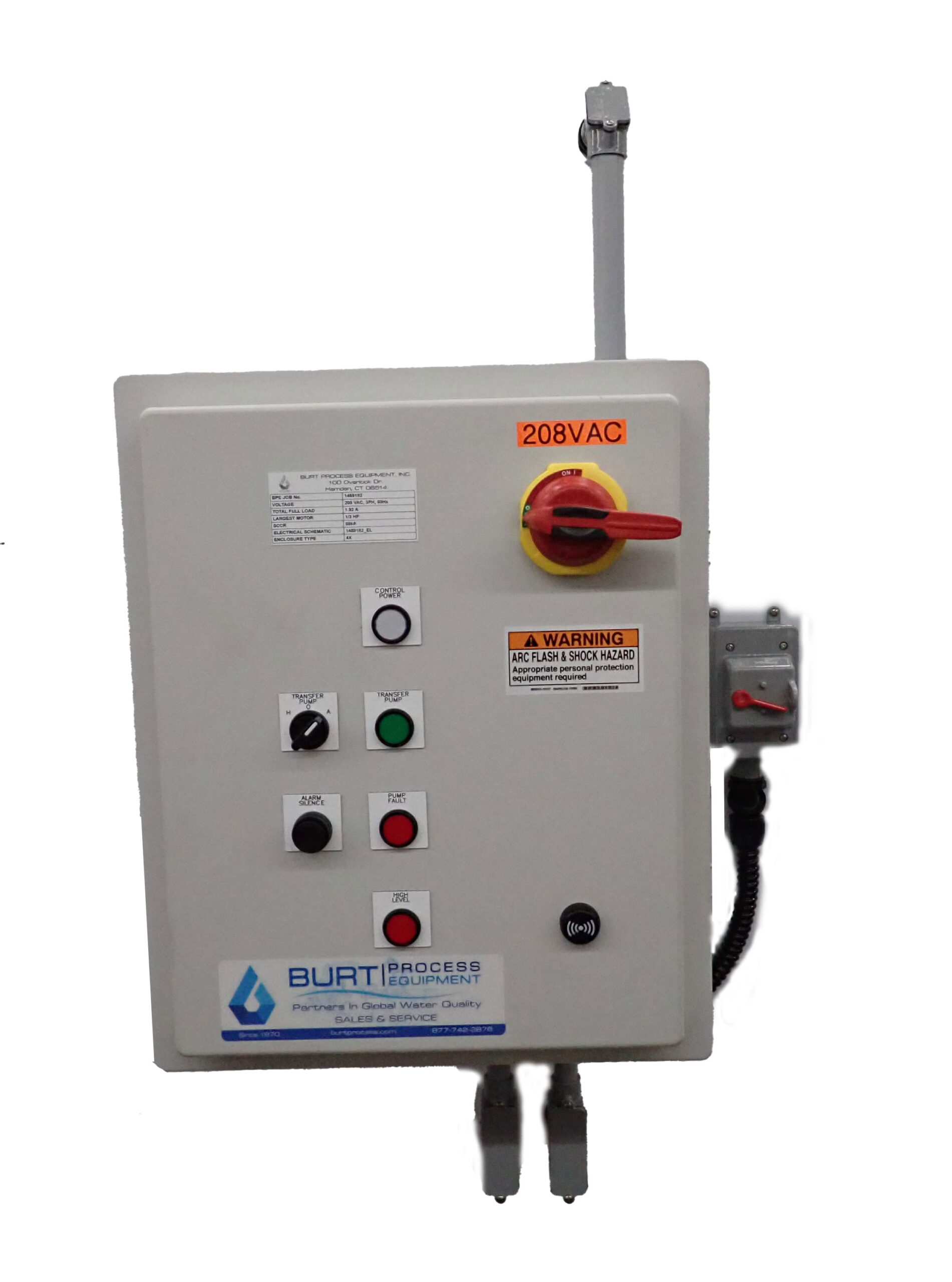 Custom Polypropylene Wet Process Bench - Burt Process Engineered Systems